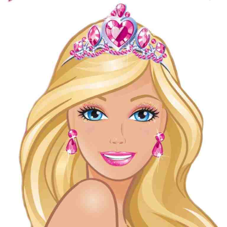 Barbie Head Party Decoration Character Cutout