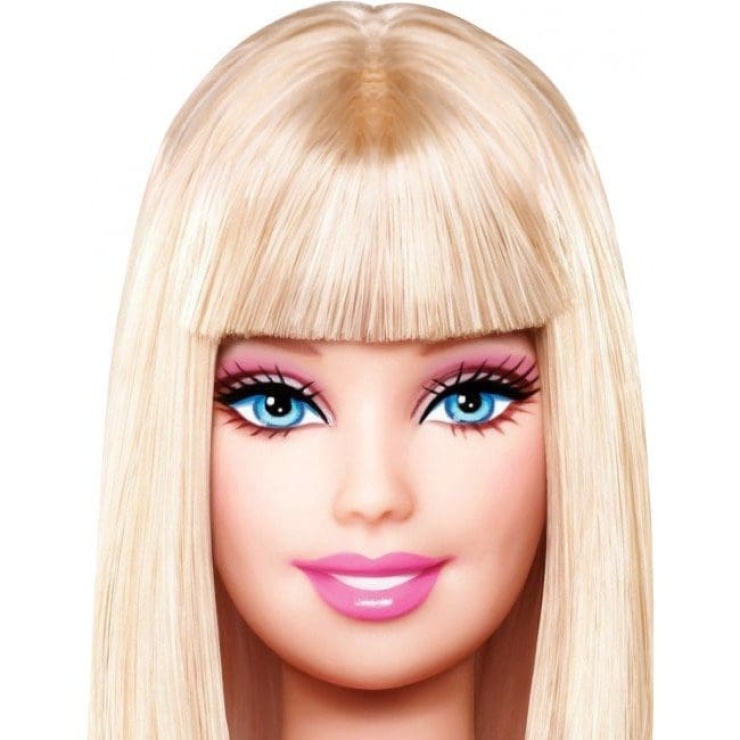 Barbie Head Party Decoration Character Cutout