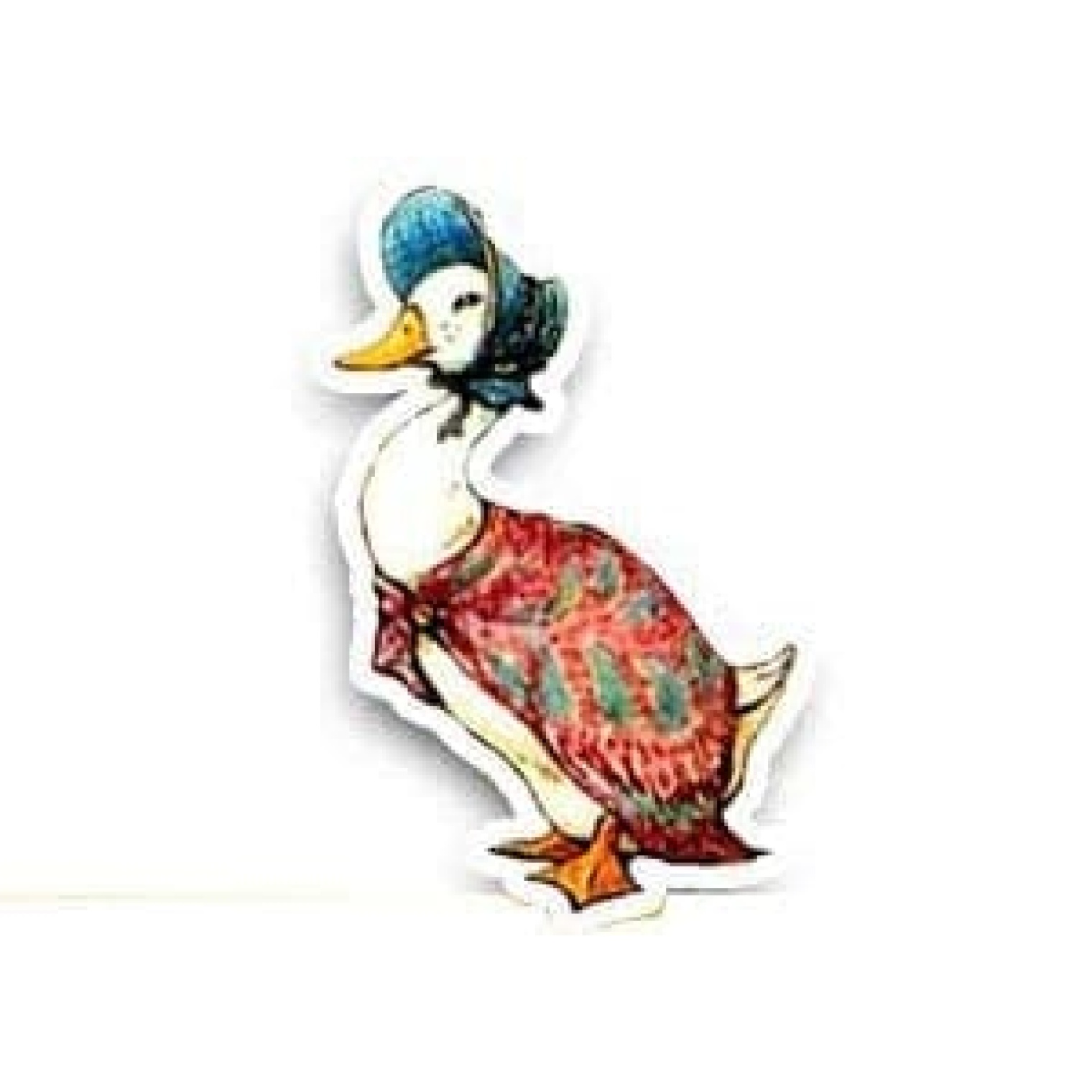 Jemima Puddle Duck cardboard cutout, ideal for children's parties.